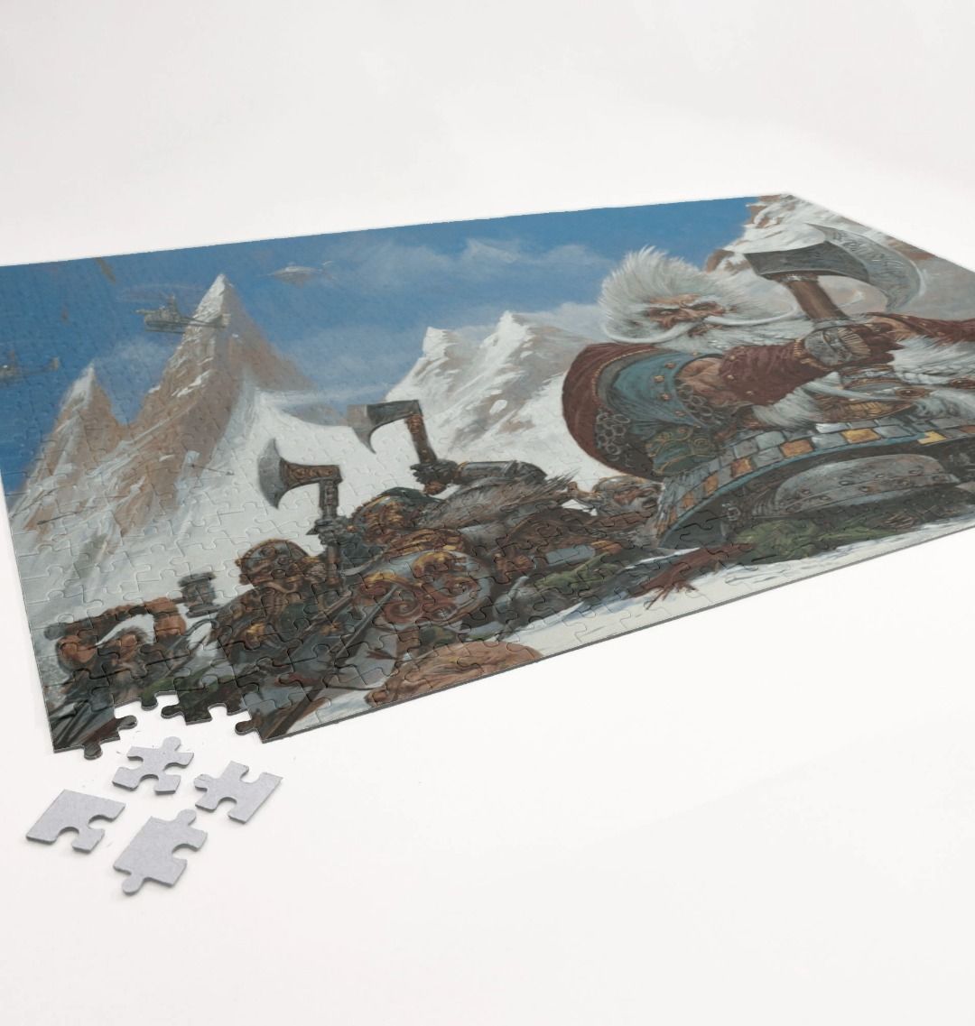 White Dwarf Grombrindal & Dwarf Warriors 1000 Piece Jigsaw Puzzle ... White Dwarf Grombrindal & Dwarf Warriors 1000 Piece Jigsaw Puzzle ...