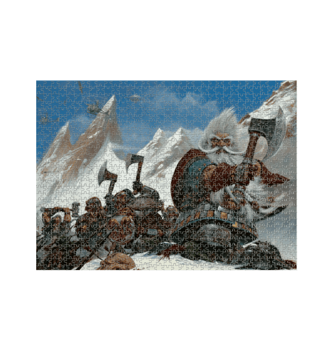 White Dwarf Grombrindal & Dwarf Warriors 1000 Piece Jigsaw Puzzle ... White Dwarf Grombrindal & Dwarf Warriors 1000 Piece Jigsaw Puzzle ...