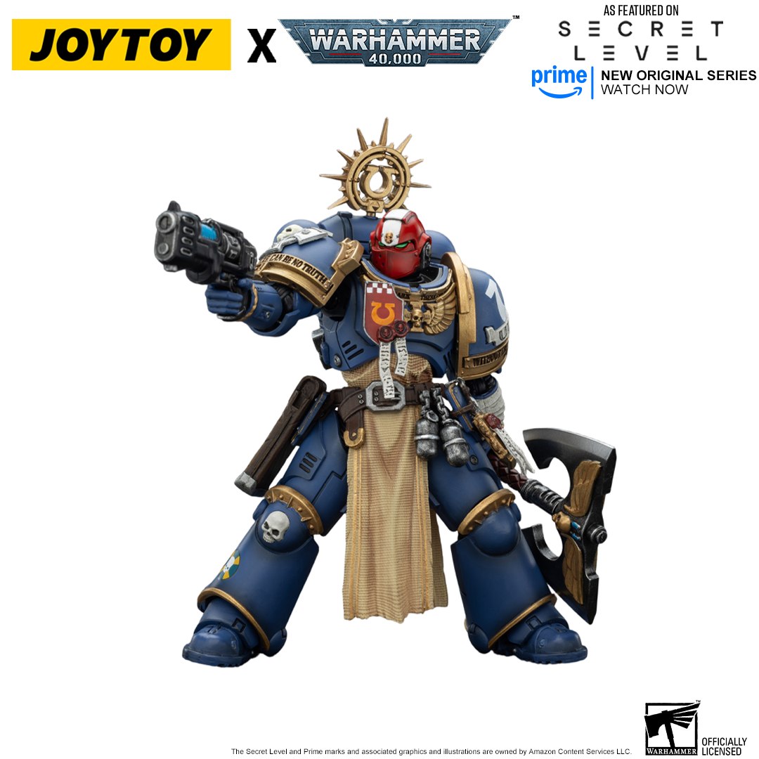 JoyToy Warhammer 40,000 Action Figure - Metaurus with Power Axe, Storm ...