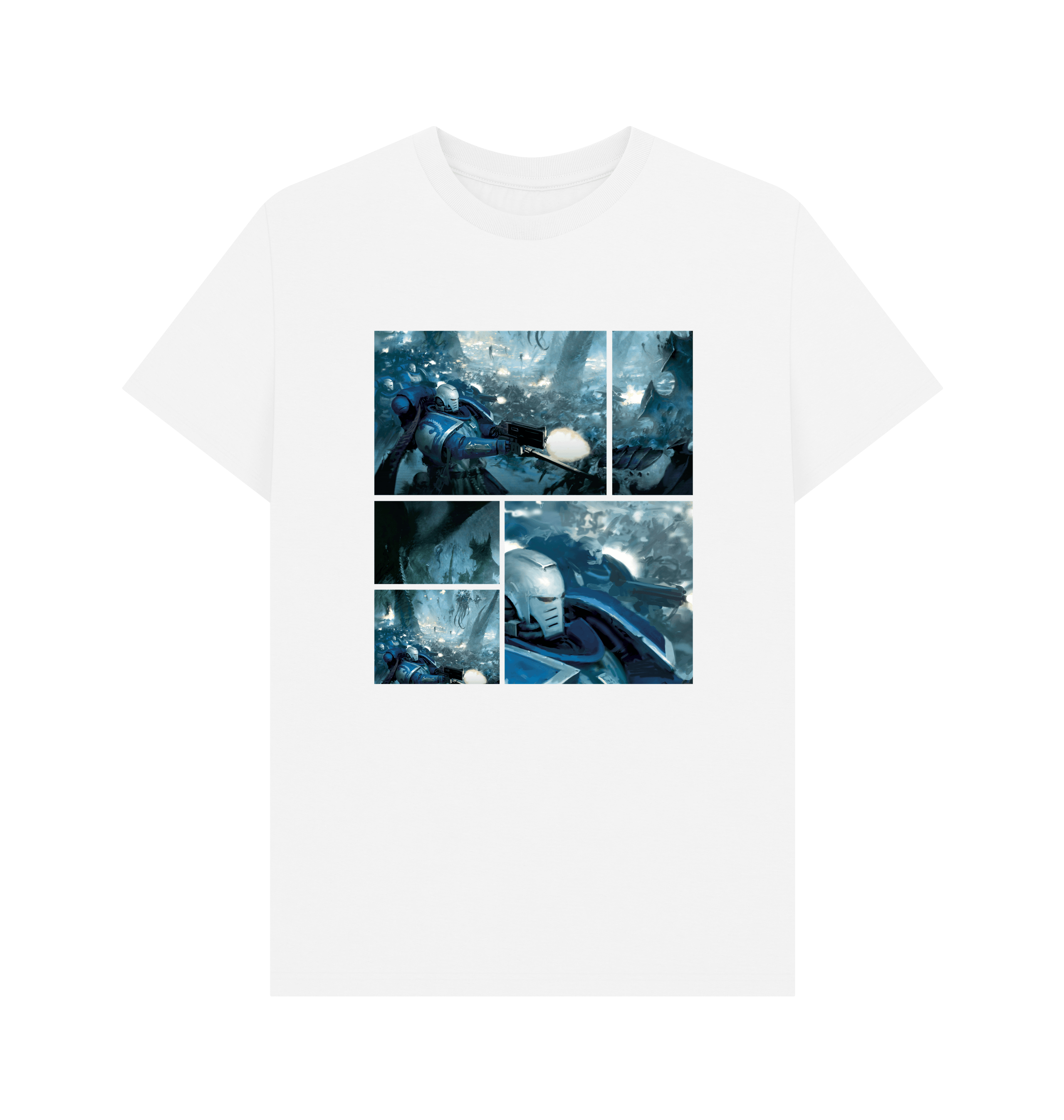 Warhammer 40,000: Leviathan Space Marine Collage T Shirt – MERCH ...
