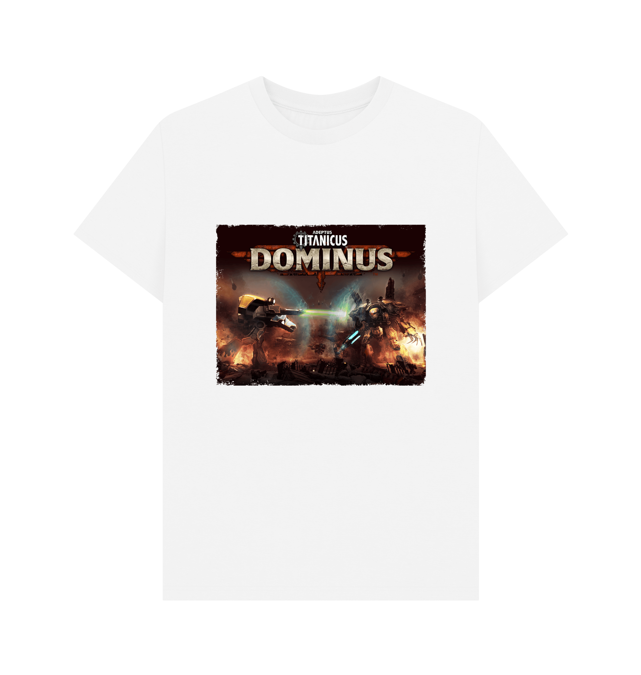Adeptus Titanicus: Dominus White T Shirt – MERCH.WARHAMMER.COM