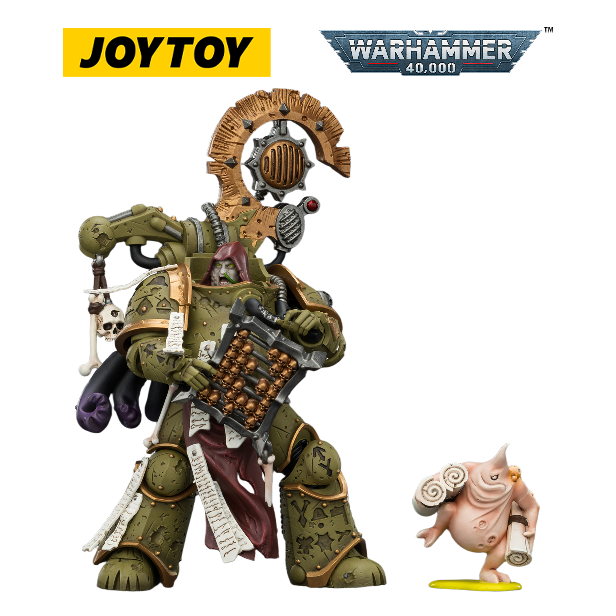 JOYTOY Warhammer 40,000 - Death Guard Tallyman with Plasma Pistol (1/1 ...