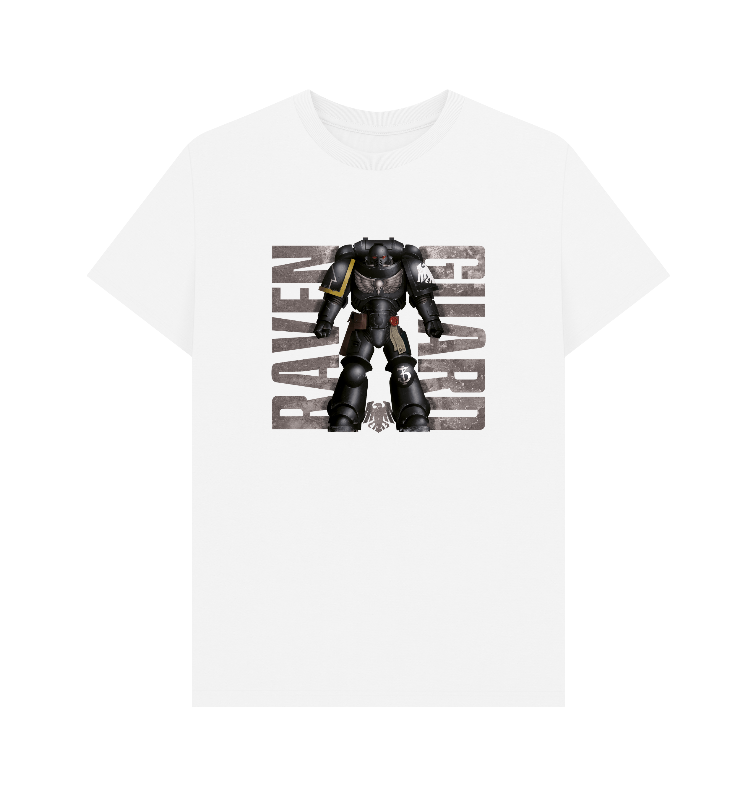 Raven Guard White T Shirt | MERCH.WARHAMMER.COM