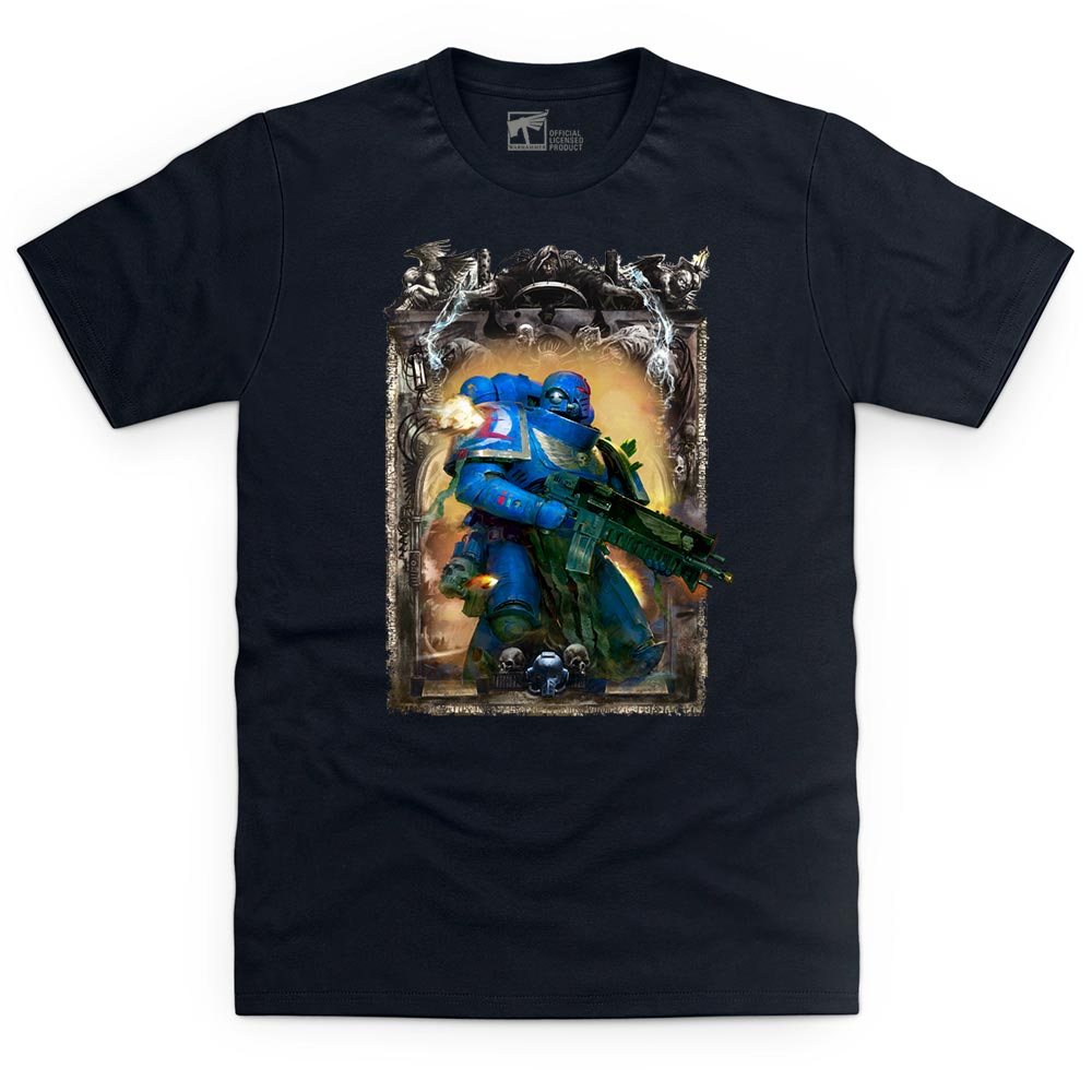 Ultramarines Battle Damaged T Shirt – MERCH.WARHAMMER.COM
